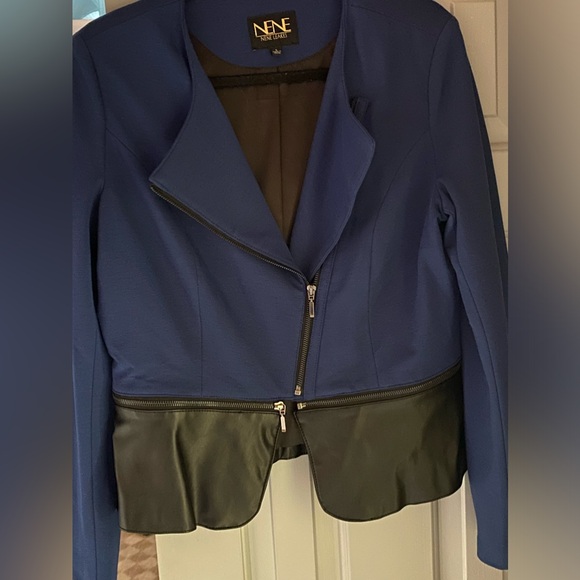 Nene Leaks | Jackets & Coats | Peplum Leather Jacket | Poshmark